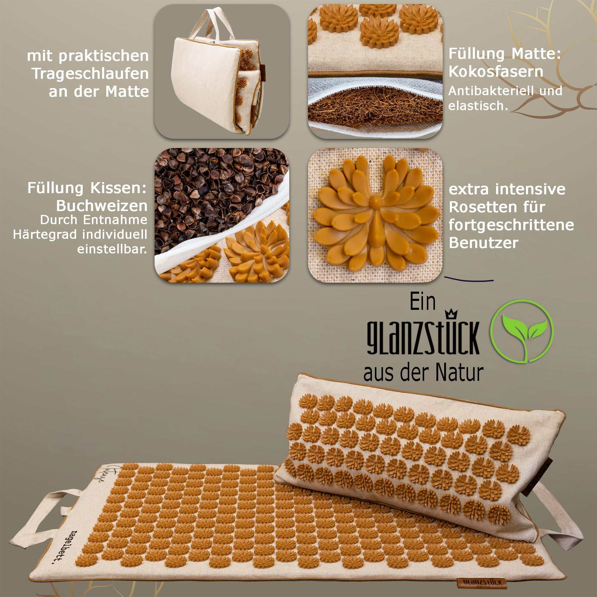 Die Profis für Akupressurmatten & Akupressurkissen | Glanzstück Berlin